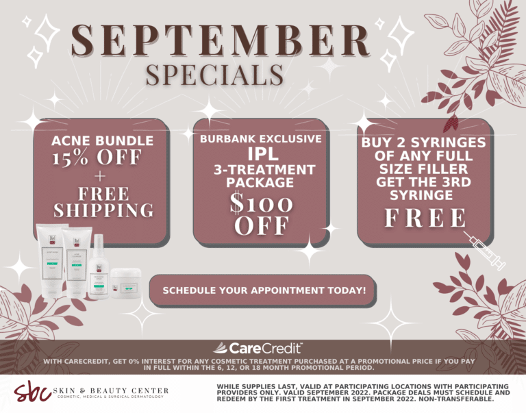 Dermatology Specials in Northridge, Burbank - Skin and Beauty Center